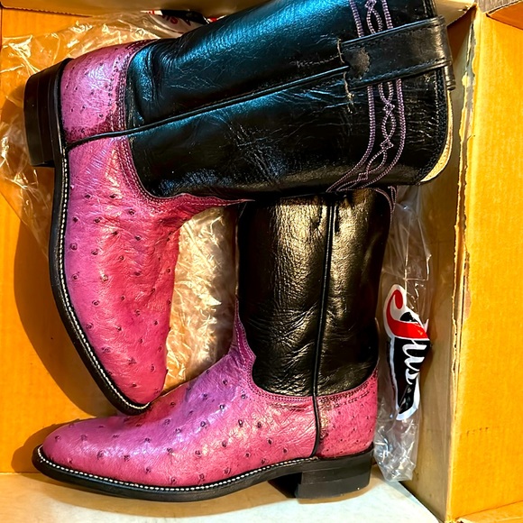 Justin Boots | Shoes | Vintage 994 Justin Boot Co New In Box Original ...